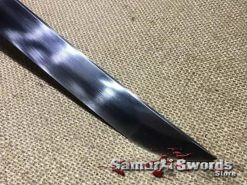 Samurai Katana Sword 9260 Spring Steel With Black And Gold saya