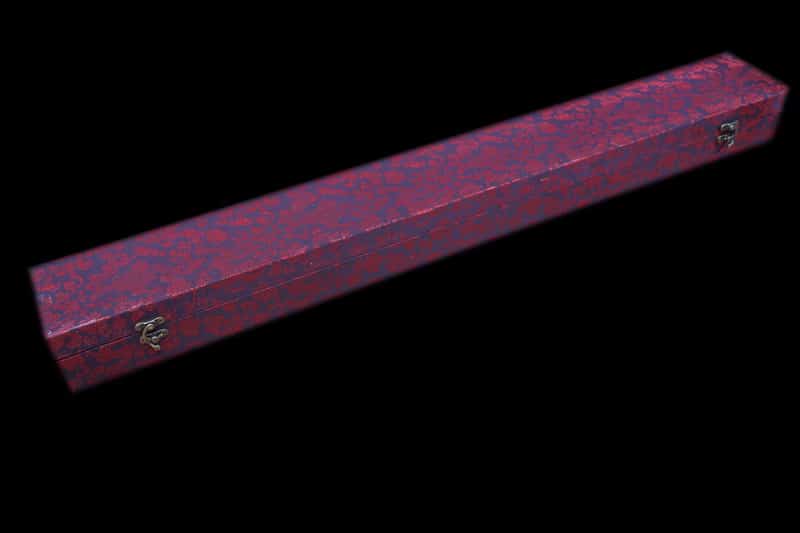 Red Dragon Silk Sword Box - Samurai Swords Store