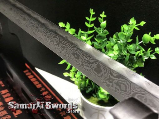 Straight Jian Sword 1095 Folded Steel Kiriha Zukuri