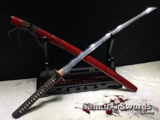 Fully Functional Katana T10 Folded Clay Tempered Steel with Seashell ...